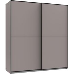 Schwebet&uuml;renschrank wimex, B:180cm H:198cm T:65cm, schwarz, Spanplatte, Schr&auml;nke, "Neu-Ulm in der Breite 180cm, in verschiedenen Farben erh&auml;ltlich",