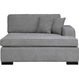 Sofaelement Home Affaire, B:140cm H:86cm T:190cm, grau, 100% Polyester, Polsterelemente, "Skara XXL", Modul XXL - zum eigenen Zusammenstellen,
