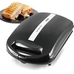 Emerio Sandwichmaker "ST-111153 FAMILY", B:36,2cm H:11,5cm T:24,8cm, silber, Sandwichmaker