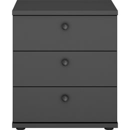 Nachtkonsole Wiemann, B:50cm H:57cm T:36cm, grau, Holzwerkstoff, Sideboards, "G&ouml;teborg", vormontiert
