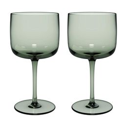 Weinglas "Weingl&auml;ser Like Glass 270 ml 2er Set", 2 tlg., gr&uuml;n, LIKE. BY VILLEROY & BOCH, Trinkgef&auml;&szlig;e
