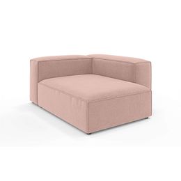 Ottomane OTTO HOME, B:130cm H:72cm T:160cm, rot, 100% Polyester, Sofas, "XL HAILY links/rechts bestellbar, extra tief, Maße B/T/H: 130/160/72cm", als