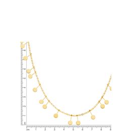 Firetti Damen Kette mit Anh&auml;nger "Schmuck Geschenk Gold 375 Halsschmuck Halskette Goldkette Ankerkette", Gelbgold 375, L: 45, gold, Gelbgold 375,
