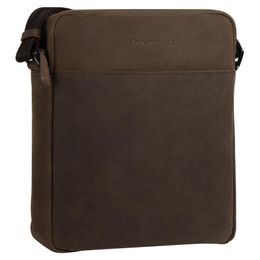 Bugatti Damen Umh&auml;ngetasche "LUCA", braun, Leder, Taschen, echt Leder