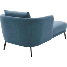 Sch&ouml;ner Wohnen Kollektion Chaiselongue, B:101cm H:71cm T:161cm, blau, SCH&Ouml;NER WOHNEN-KOLLEKTION, 100% Polyester, Sofas, "Pearl - 5 Jahre Hersteller-Garantie, auch in Boucl&eacute;",