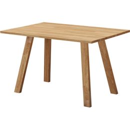 Esstisch, B:125cm H:75cm T:85cm, braun, MASSIVLINE & MORE, Garten, Tische, "Lorenzo/Roberto, K&uuml;chentisch, Tisch, Esstisch, Holztisch",