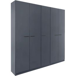 Dreht&uuml;renschrank Rauch, B:226cm H:229cm T:54cm, grau, Holzwerkstoff, Schr&auml;nke, "Kleiderschrank Schrank Garderobe TOPSELLER OTELI inkl.