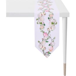 Tischband Apelt, B:25cm L:175cm, bunt, Baumwolle, Polyester, Tischdecken, "6907 HAPPY EASTER, Osterdeko, Ostern", Digitaldruck