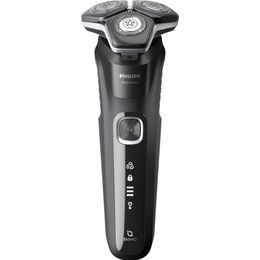 Philips Elektrorasierer "Shaver Series 5000 S5898/25", grau, B:16,4cm H:24,5cm T:9,2cm, Elektrorasierer, Ladestand, mit SkinIQ Technologie