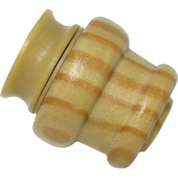 Gardinenstangenhalter Gardinia, L:3cm &Oslash;:1,1cm, beige, Gardinenstangenhalterungen, "Tr&auml;ger f&uuml;r Vitragestangen &Oslash; 11 mm", Serie Vitragestange Montana &Oslash;