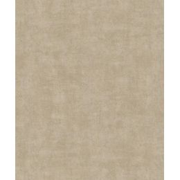 WOW Vliestapete "Beton Uni", B/L: 0,52mm x 10mm, beige, Wohnzimmer, Tapeten, Sand - 10m x 52cm