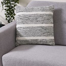 Dekokissen ANDIAMO, B:45cm H:12cm L:45cm, schwarz, Obermaterial: 80% Baumwolle, 20% Polyester, Dekokissen_Sitzkissen_Kissenh&uuml;llen, "Malena",