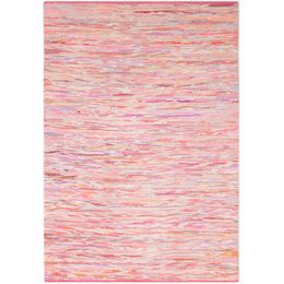 Teppich, B:120cm H:10mm L:170cm, pink, MyFlair M&Ouml;BEL & ACCESSOIRES, Baumwolle, Polyester, Wohnzimmer, Teppiche, "Ameer", Handweb Teppich, 90%