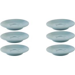 APS Untertasse "6er Set Espressountertasse -SNUG-", 11,5cm, blau, Speiseteller, hochwertig verarbeitetes Material