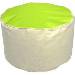 Sitzsack Kinzler, B:53cm H:32cm T:53cm, grün, Polyester, Kinderzimmer, Sitzsäcke, "Sitzhocker BICO", zweifarbig, Outdoor geeignet, ideal im
