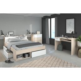 Jugendzimmer-Set Parisot, wei&szlig;, Schlafzimmerm&ouml;bel-Sets, "Most"