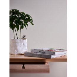 A.S. Création A.S. CRÉATION Vliestapete "Casual Living einfarbige Tapete Unitapete Leinenoptik Landhaus", B/L: 0,53mm x 10,05mm, Rollen:, grau, Wohnzimmer,