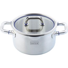 Johann Lafer Fleischtopf "Lafer", 3 l + &Oslash; 20cm, silber, T&ouml;pfe, Induktion