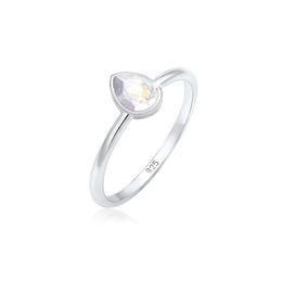 Elli Damen Verlobungsring "Tropfen Kristalle Elegant 925 Silber", 54mm, Silber 925 (Sterlingsilber), 1mmsilber, Silber 925 (Sterlingsilber),