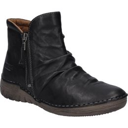 Josef Seibel Damen Stiefelette "Felicia 06, schwarz", Gr. 37, schwarz, Obermaterial: 100% Rindsleder Leather cow., Schuhe