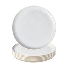 Fr&uuml;hst&uuml;cksteller "Fr&uuml;hst&uuml;cksteller Crafted &oslash; 21 cm 6er Set", L:21cm, wei&szlig;, LIKE. BY VILLEROY & BOCH, Speiseteller