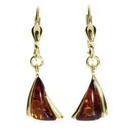 OSTSEE-SCHMUCK Damen Paar Ohrh&auml;nger "- Imke - Gold 333/000 - Bernstein", Gelbgold 333, gold, Gelbgold 333, Ohrringe