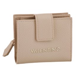 Valentino Handbags VALENTINO BAGS Damen Geldbörse "ALEXIA", beige, Lederimitat, unifarben, Kleinlederwaren, Geldbeutel Portemonnaie Damenbörse