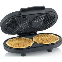 Severin Waffeleisen "WA 2118", B:24cm H:10cm T:34,9cm, schwarz, Waffeleisen