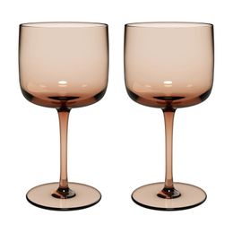 Weinglas "Weingl&auml;ser Like Glass 270 ml 2er Set", 2 tlg., beige, LIKE. BY VILLEROY & BOCH, Trinkgef&auml;&szlig;e