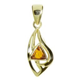 OSTSEE-SCHMUCK Damen Kettenanh&auml;nger "OSTSEE-SCHMUCK Anh&auml;nger Sadie 24 mm Anh&auml;nger Sadie 24 mm", 24 x 9mm, Gelbgold 585, 1,3 g, gelb, Gelbgold 585,