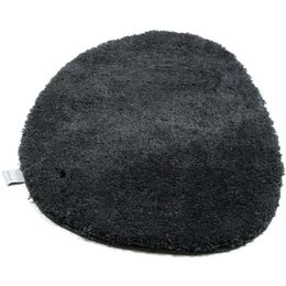 Badematte Tom Tailor HOME, H:27mm, grau, Polyester, Badematten, "Cozy Bath UNI", Badteppich, Uni Farben, rechteckig, rund und oval erh&auml;ltlich