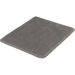 Badematte Kleine Wolke, H:20mm, grau, Polyester, Badematten, "Marco", Badteppich, Uni Farben