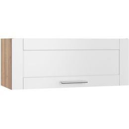 Klapph&auml;ngeschrank KOCHSTATION, B:90cm H:35,2cm T:34,9cm, braun, Schr&auml;nke, "KS-Ahus", Breite 90 cm