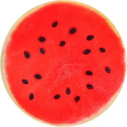 Platzset stuco, rot, Obermaterial: 100% Polypropylen, Platzsets, "Summer Fruits Melone", rund