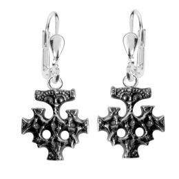 OSTSEE-SCHMUCK Damen Paar Ohrh&auml;nger "OSTSEE-SCHMUCK Ohrh&auml;nger Hiddensee 15 x 13 mm", 30 x 15mm, Silber 925 (Sterlingsilber), wei&szlig;, Silber 925