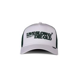 Djinns Herren Snapback Cap "Djinns Trucker Cap HFT LSDO"wei&szlig;, 60% Baumwolle, 40% Polyester, Caps