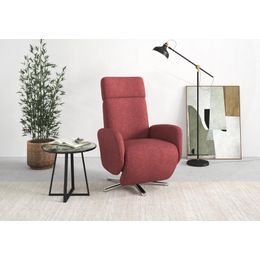 Sit & More TV-Sessel SIT & MORE, B:71cm H:110cm T:82cm, lila, Sessel, "Grenoble, inkl. Kopfteilverstellung", wahlweise mit 2 Motoren, Akku & Aufstehhilfe