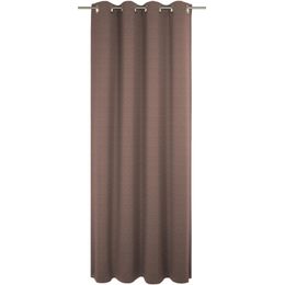 Vorhang WIRTH, B:132cm H:175cm, orange, Baumwolle, Polyester, Wohnzimmer, Gardinen, "Torbole", nach Ma&szlig;