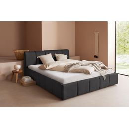 Polsterbett, B:171cm L:225cm, schwarz, LeGer Home by Lena Gercke, 88% Polyester, 9% Rayon, 3% Nylon, Betten, "Maileen", in 5 Breiten und 3 Farben,