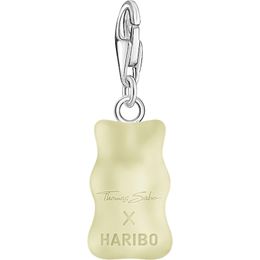 Thomas Sabo Damen Charm-Einh&auml;nger "Thomas Sabo x HARIBO Schmuck: Charm", bunt, Silber 925 (recycelt), Charms, mit Kristallglas