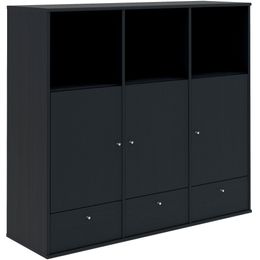 Hammel Furniture "Mistral Hochkommode, Hochschrank" mit T&uuml;ren und Schubladen, Breite: 133cm, anpassungsbar Designm&ouml;bel
