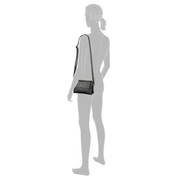 Tom Tailor Damen Umh&auml;ngetasche "Elif", schwarz, Polyurethan, Taschen, fein genarbtes Lederimitat mit edlem Drehschloss und feinem Logo