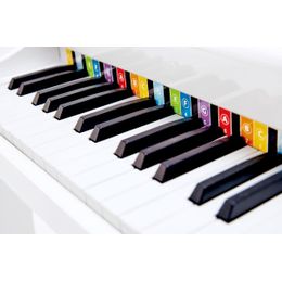 HAPE Kinder Spielzeug-Musikinstrument "Luxusfl&uuml;gel, wei&szlig;", wei&szlig;, B:50cm H:60cm T:52cm, Spielzeug-Musikinstrumente