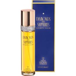 Damen Eau de Toilette "Diamonds & Sapphires", 100ml, gelb, Elizabeth Taylor, Parf&uuml;ms, mit modernem Charakter