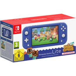 NINTENDO SWITCH Konsolen-Set "Switch Lite + Animal Crossing: New Horizons Bundle", B:20,8cm H:9,11cm T:2,85cmblau, Spielekonsolen