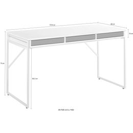 Hammel Furniture "Mistral B&uuml;rotisch, Arbeitstisch, Tisch, Computertisch" mit Gestell, B: 137,4 cm, Designm&ouml;bel