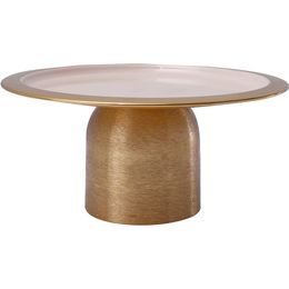 Kayoom Servierplatte "Kuchenplatte Art Deco 325", B/H/L: 14cm, gold, Servierplatten
