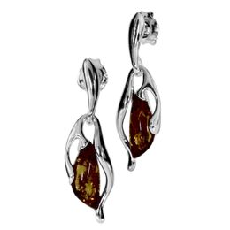 OSTSEE-SCHMUCK Damen Paar Ohrh&auml;nger "- Balea - Silber 925/000 - Bernstein", Silber 925 (Sterlingsilber), silber, Silber 925 (Sterlingsilber), Ohrringe