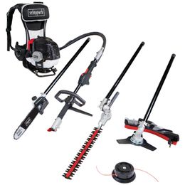 Benzin-Motorsense Scheppach, schwarz, Motorsensen, "MFH5300-4BP 4in1 ProCut", Multifunktionswerkzeug 4in1