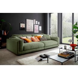 Big-Sofa 3C CANDY, B:294cm H:85cm T:150cm, gr&uuml;n, 88% Polyester, 12% Polyacryl, Sofas, "Karalis mit extra gro&szlig;er Sitztiefe, elegantes Mega Sofa zum